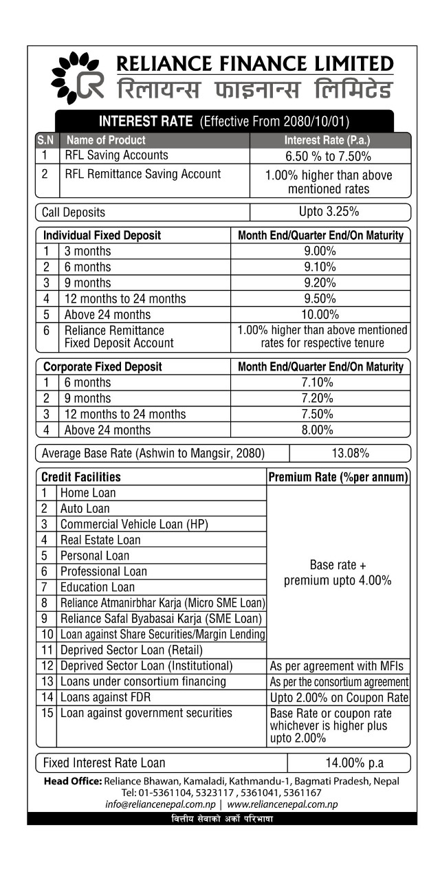 Reliance Finance Limited